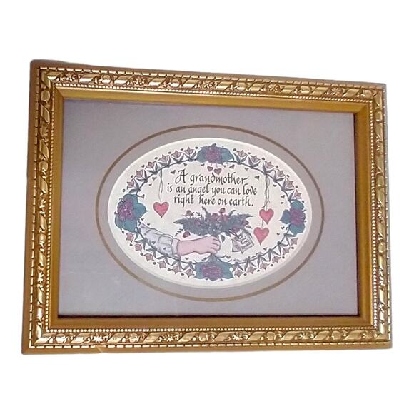 Lynn Norton Parker | Art | 9s Vintage Grandmother Angel Framed Print ...